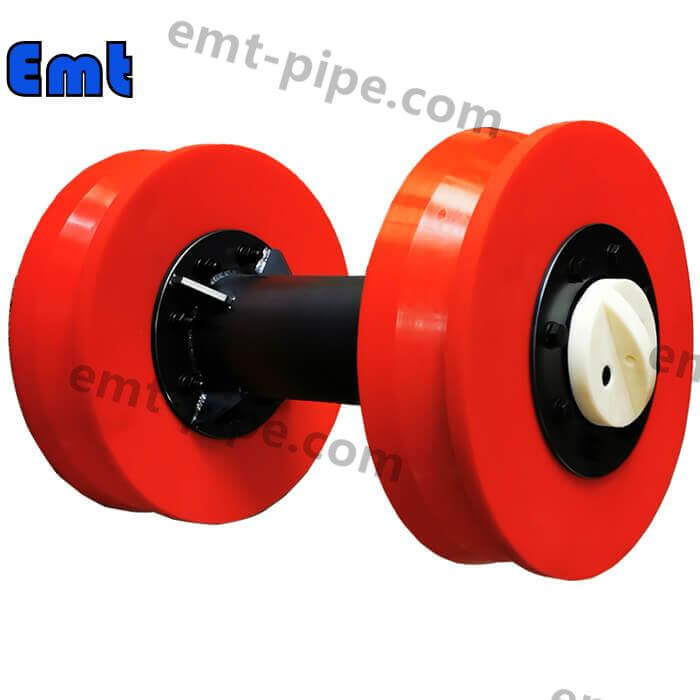 2 Cups 2 Disc Scraper Pig - Emt Pipe Cleaning Pig