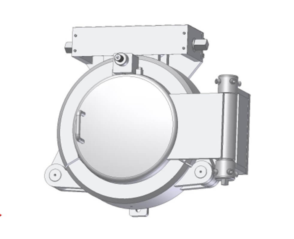 Pig Quick Open Closure - Emt Pipe Cleaning Pig